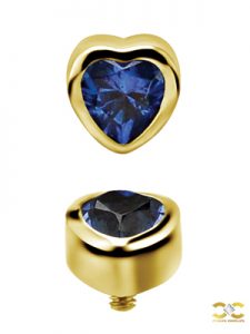 Rook Clicker Hoop, Oval, 18k Yellow Gold - Piercer Charlie's Creations